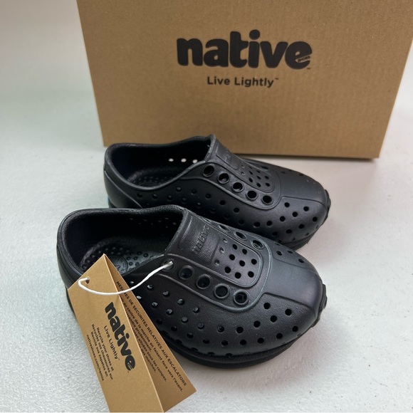 Native Shoes | Shoes | Native New Black Robbie Sugarlite Slip On Summer ...